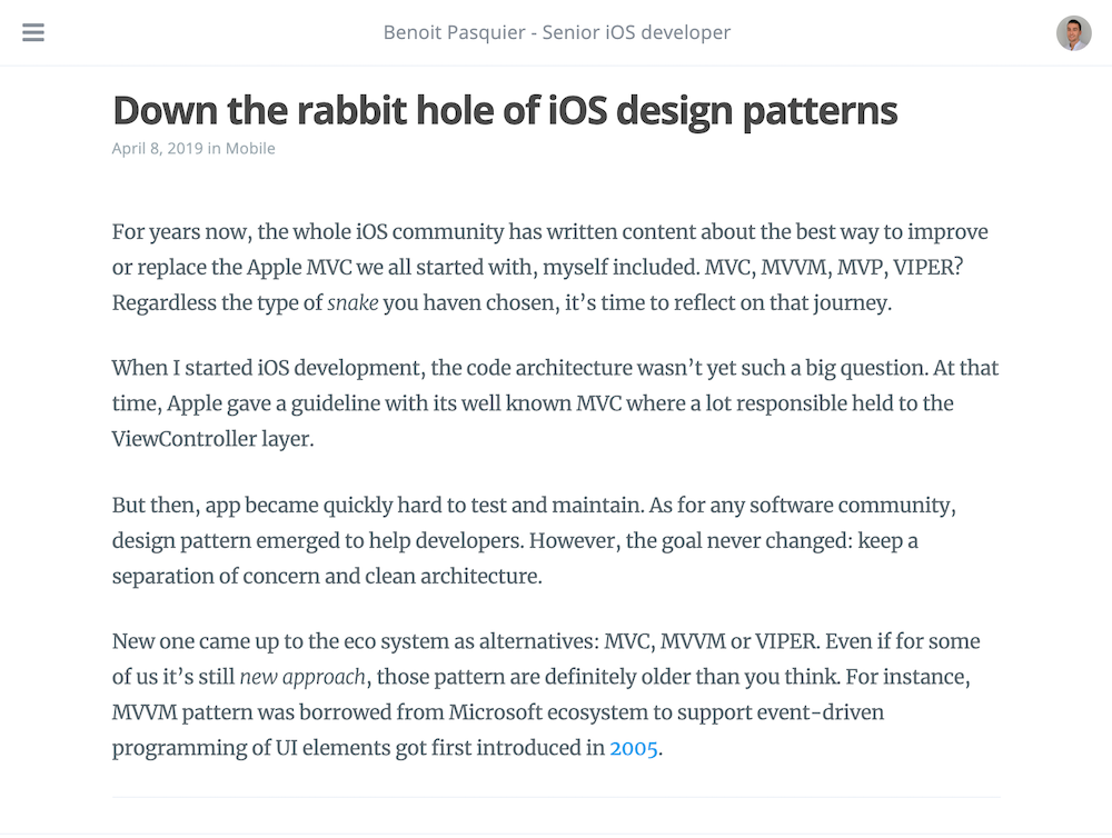 Down The Rabbit Hole Of Ios Design Patterns 